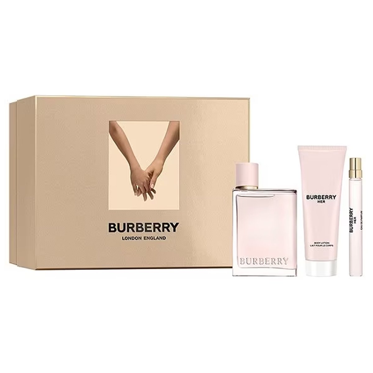 Gift Set Burberry Her Eau de Parfum 3pcs | namperfume