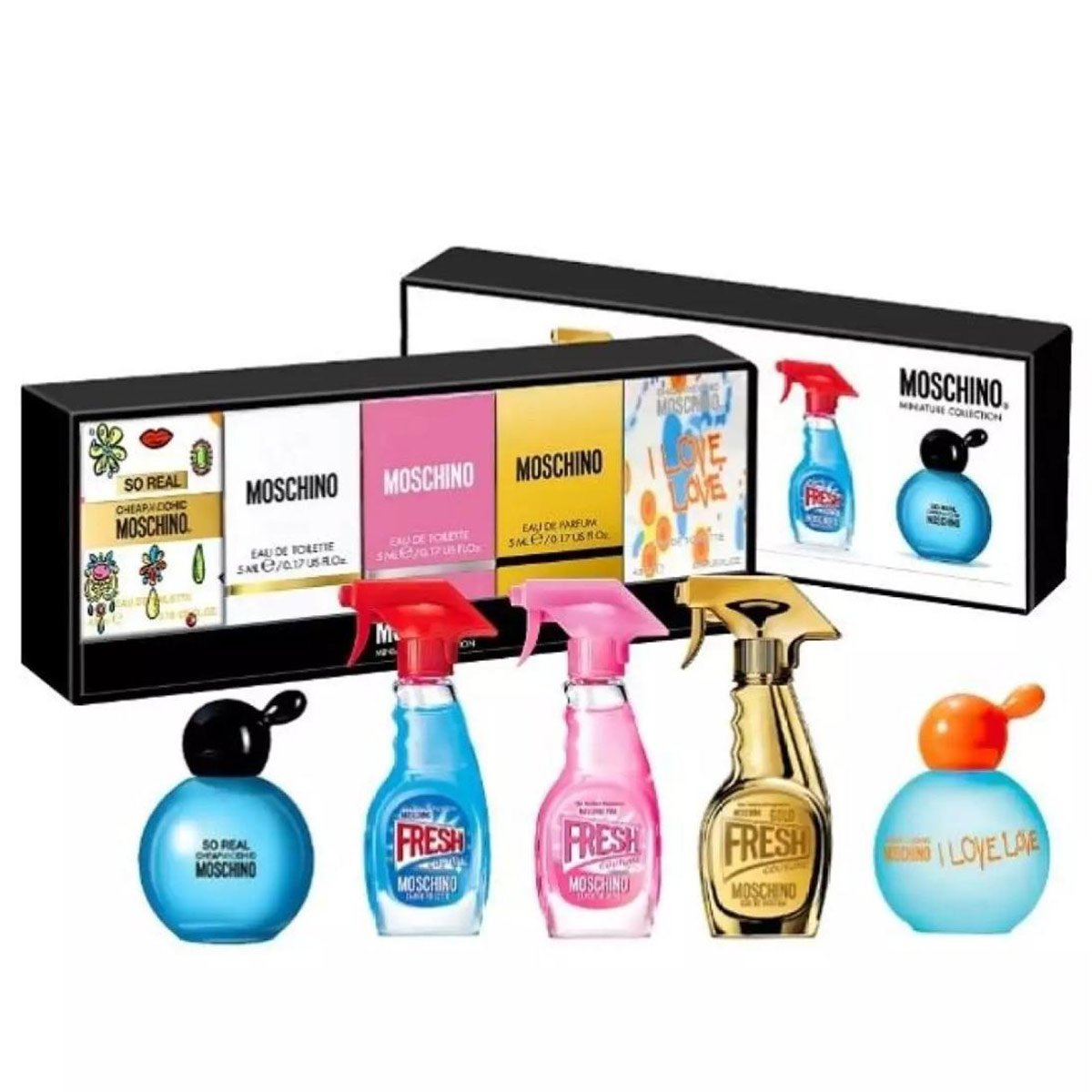 Moschino Miniature Collection For Women 5pcs | namperfume